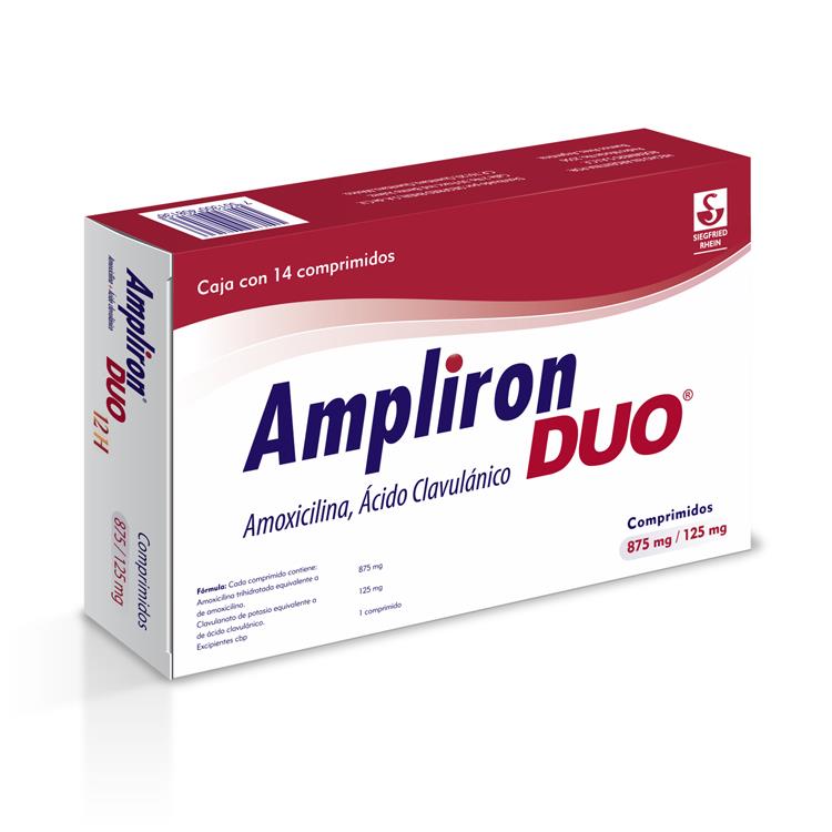 AMPLIRON DUO 875/125MG CPR C14 - Smart Club