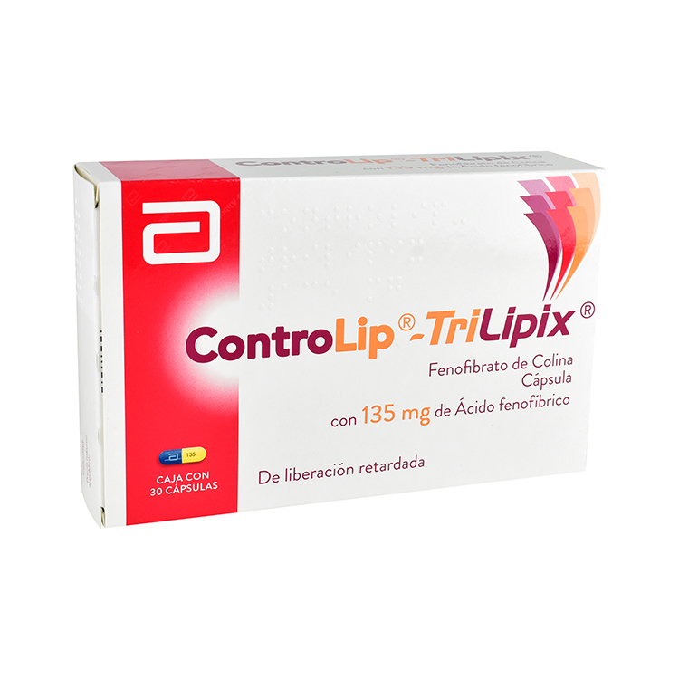 CONTROLIP-TRILIPIX 135MG CAP C30 - Smart Club