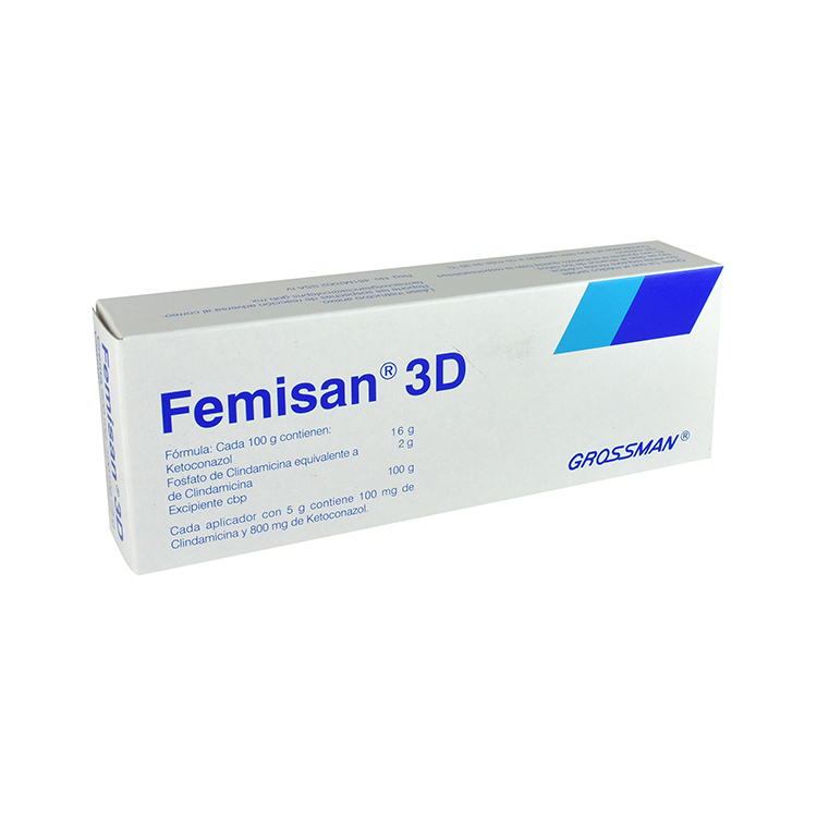 FEMISAN 3D 800/100MG 3 APLICADORES - Smart Club