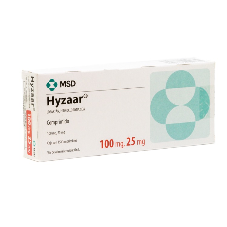 HYZAAR 100/25MG GRAG C15 - Smart Club