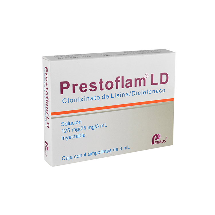 PRESTOFLAM LD 125/25MG AMP C4 - Smart Club