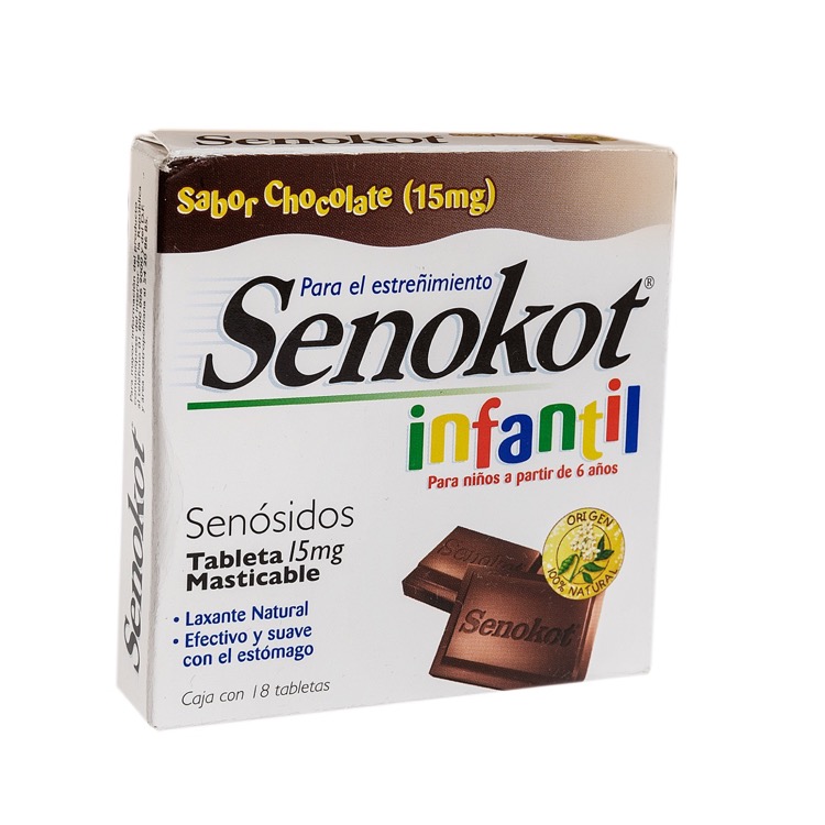 SENOKOT INF CHOC 15MG TAB C18 - Smart Club