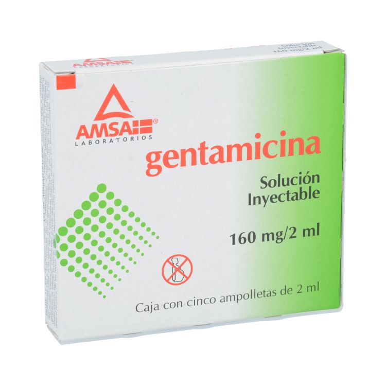 GENTAMICINA 160MG/2ML AMP C5 - Smart Club